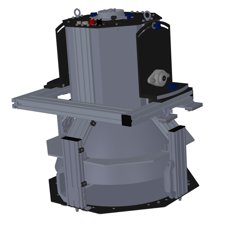 (HFSS-ADJUST-DF) High Flux Solar Simulator Lateral, Rotation, and Tilt Adjustment for Downward ...