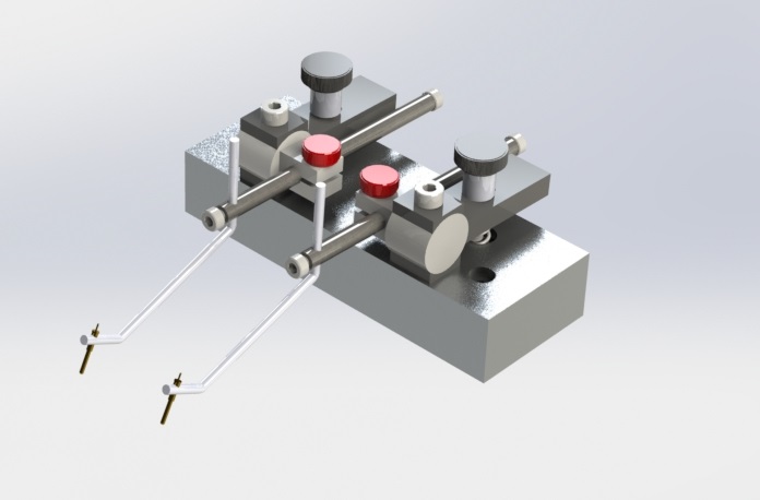 (SCP-2G) Probe Station, 2 Probes, Gold Spring Probes | Sciencetech Inc.